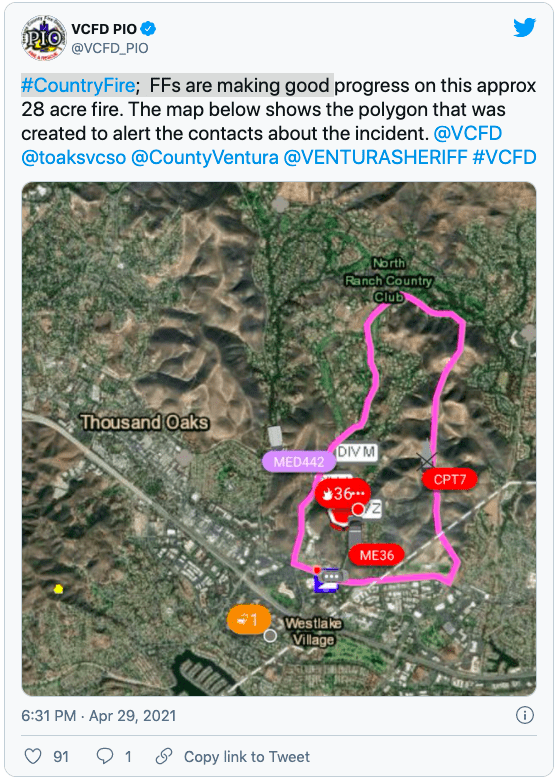 Evacuations lifted in 28-acre Country Fire threatening homes in ...